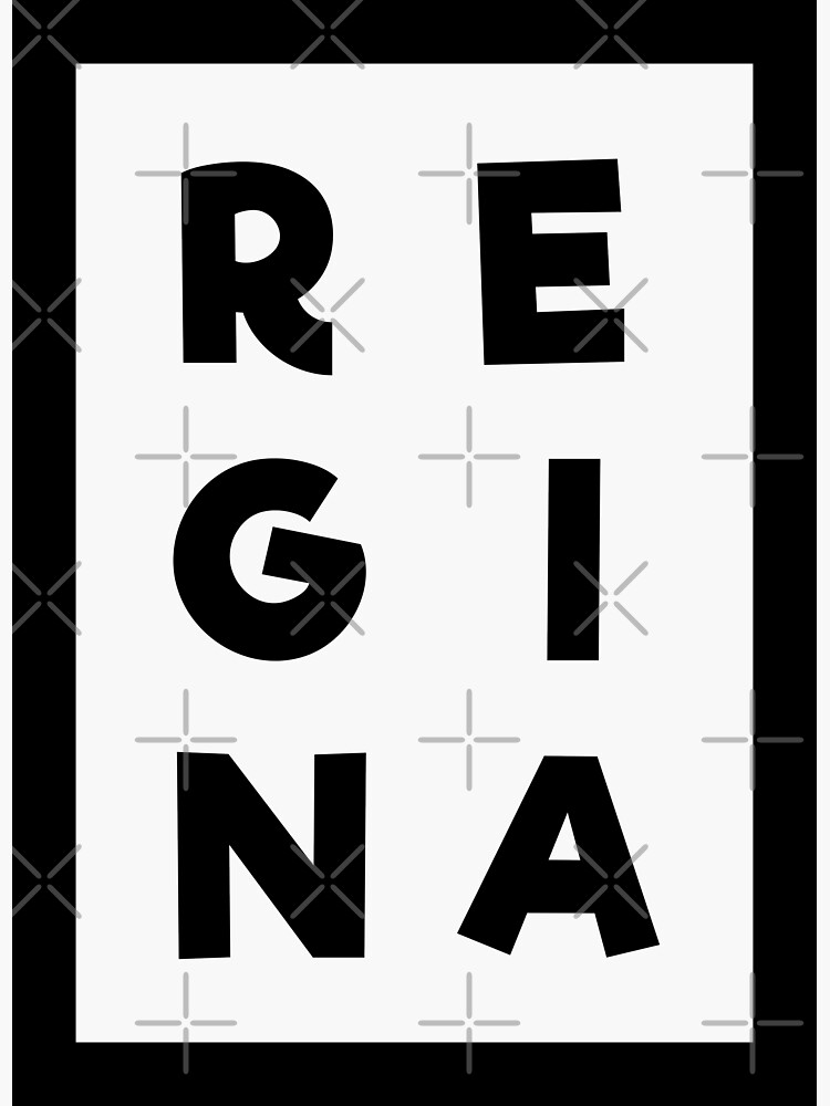 "Regina" Sticker by kierstendc | Redbubble