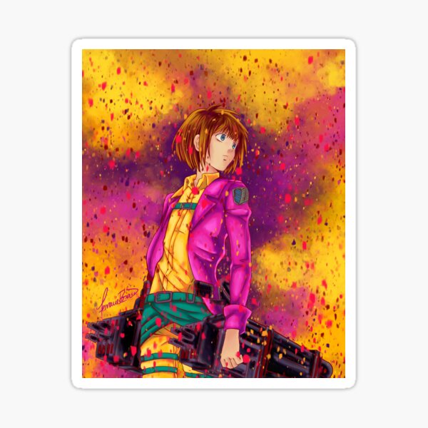 "Attack On Titan Fanart - Armin Arlert (Version 1/5)" Sticker for Sale ...