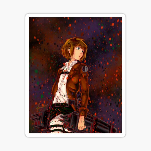 "Attack On Titan Fanart - Armin Arlert (Version 3/5)" Sticker by FRD ...