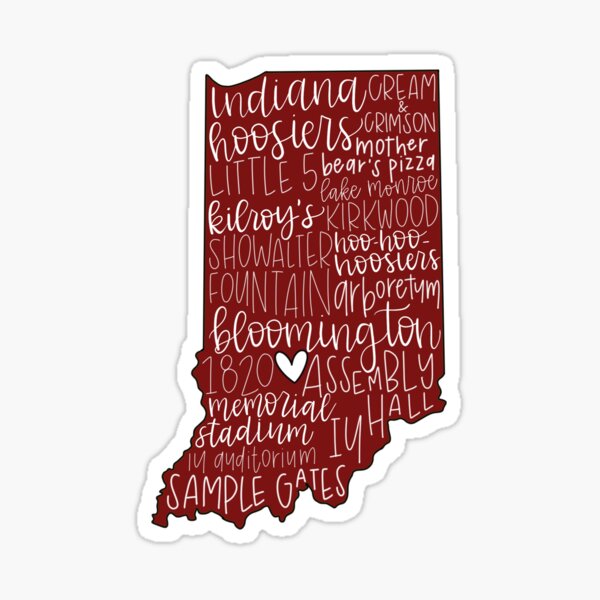 Indiana University Stickers | Redbubble