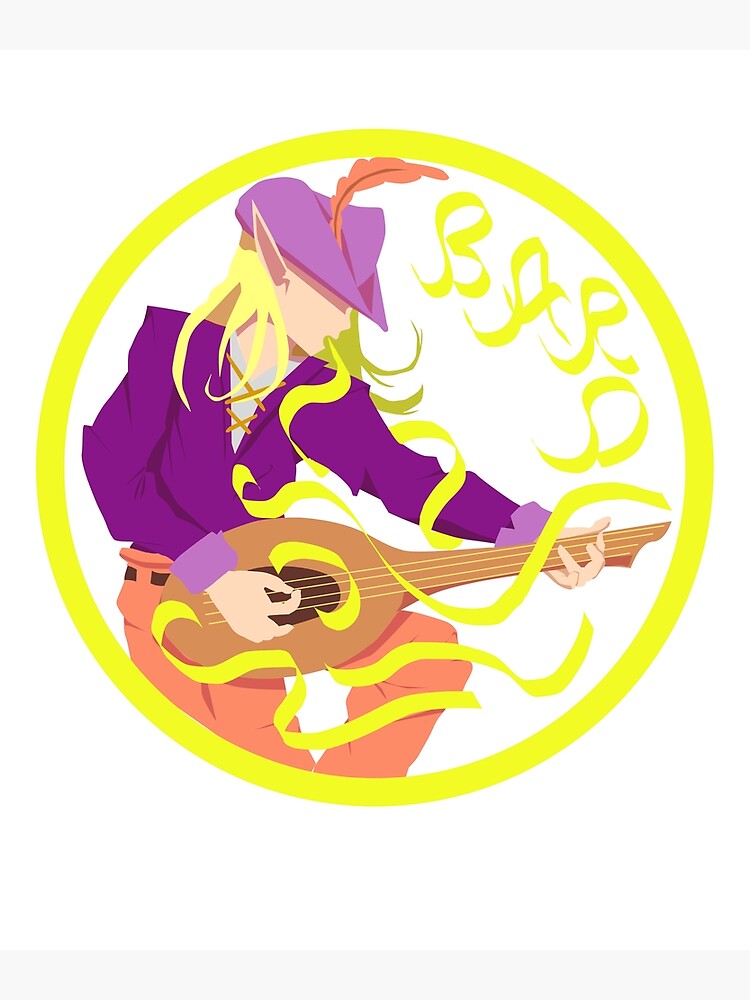 "bard class emblem" Poster for Sale by ClownMageMedia | Redbubble