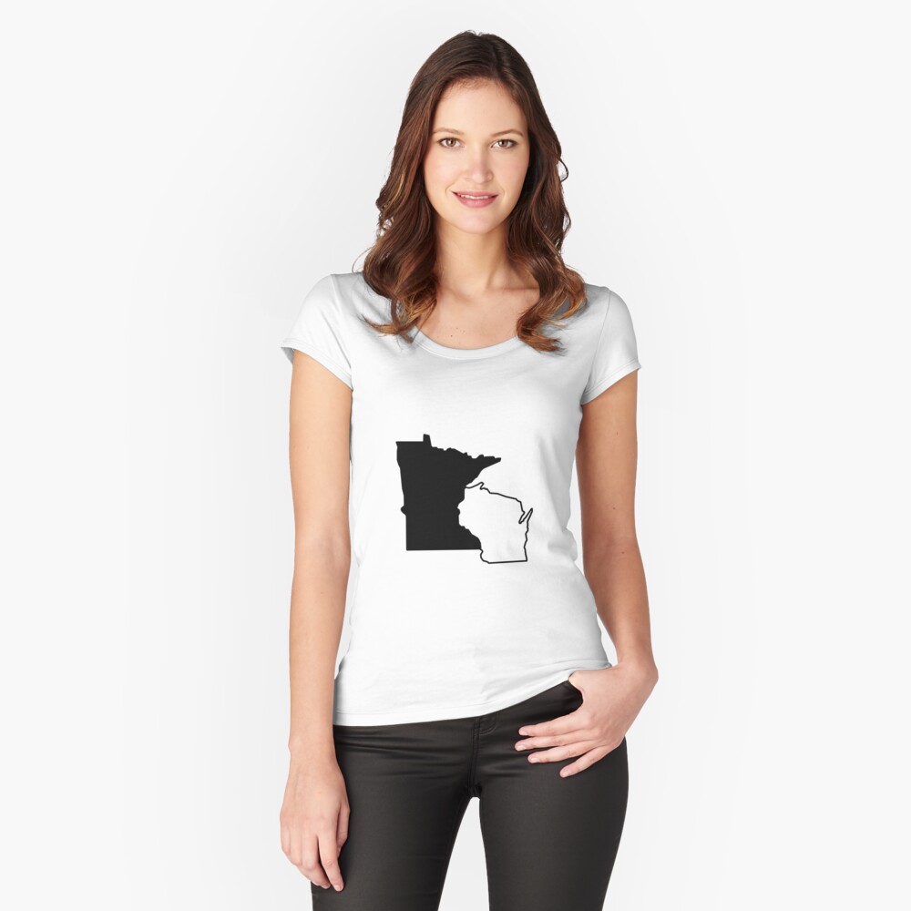 "Minnesconsin Minnesota Wisconsin Sticker " Sticker for Sale by ...