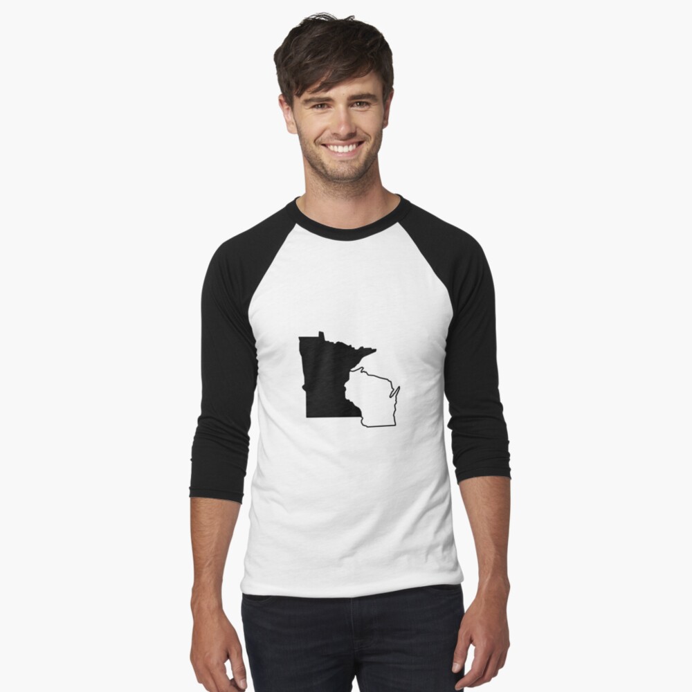 "Minnesconsin Minnesota Wisconsin Sticker " Sticker for Sale by ...