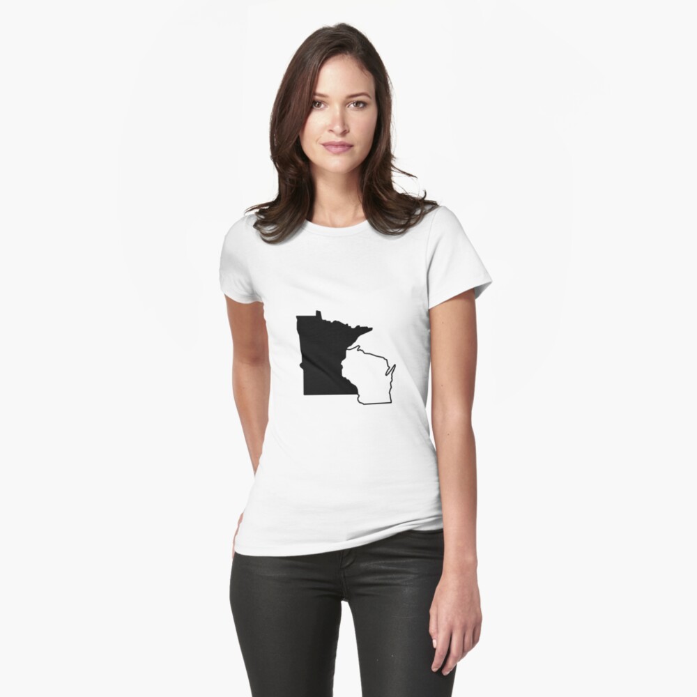 "Minnesconsin Minnesota Wisconsin Sticker " Sticker for Sale by ...