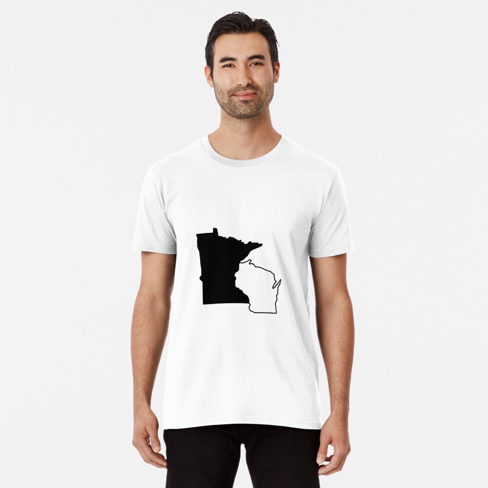 "Minnesconsin Minnesota Wisconsin Sticker " Sticker for Sale by Ellie ...