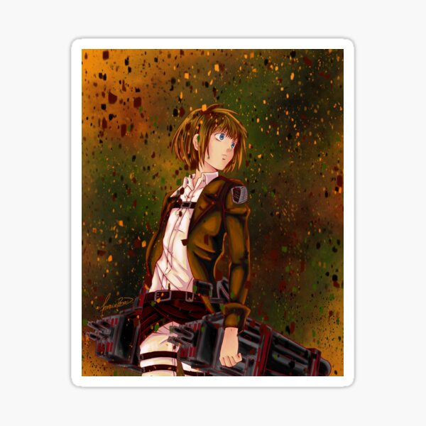 "Attack On Titan Fanart - Armin Arlert (Version 5/5)" Sticker for Sale ...