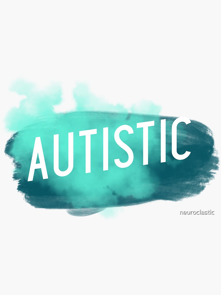 "Autistic Synesthesia Shirt" Sticker for Sale by neuroclastic | Redbubble