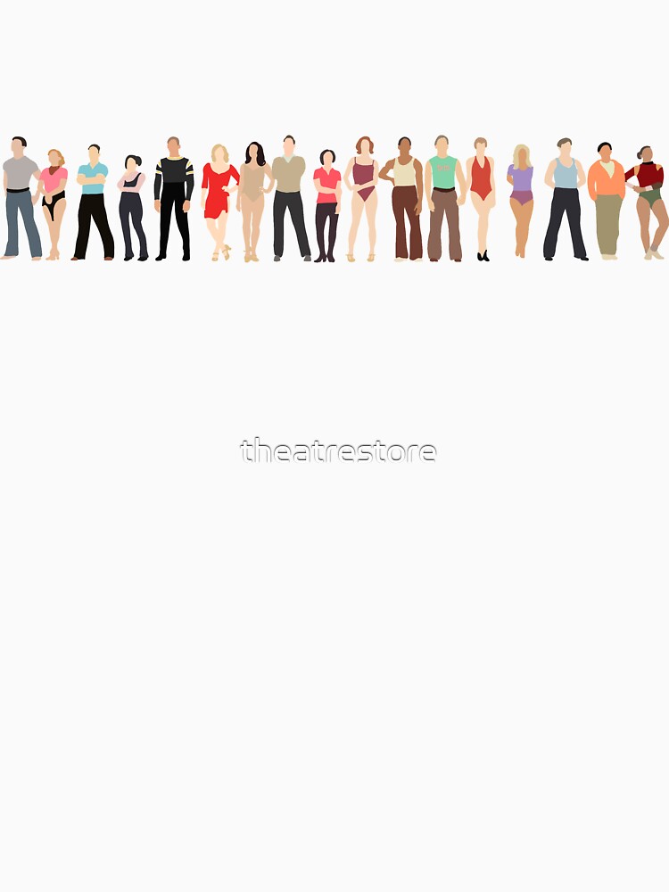 "A Chorus Line Silhouettes" T-shirt for Sale by theatrestore ...
