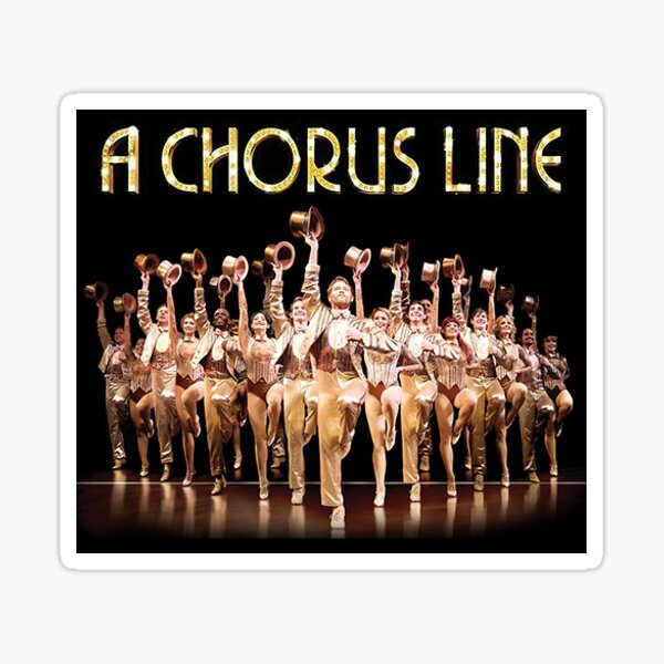 "A Chorus Line Cast Fancy" Sticker for Sale by theatrestore | Redbubble