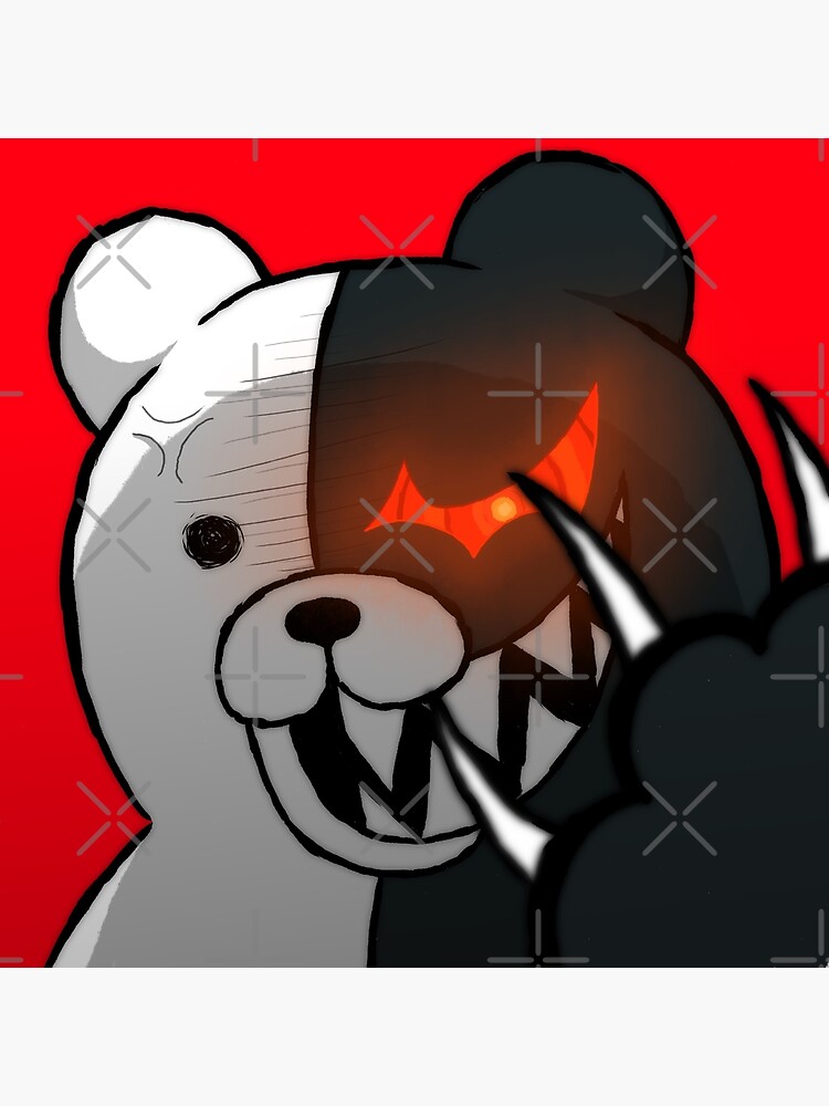 "Monokuma" Canvas Print for Sale by Puka12 | Redbubble