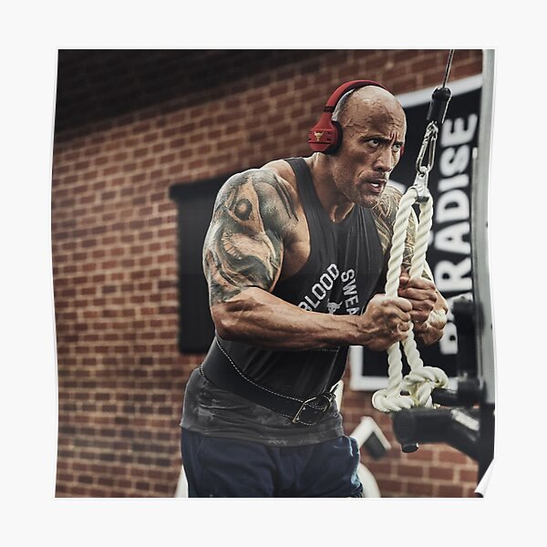 Dwayne The Rock Johnson Posters | Redbubble