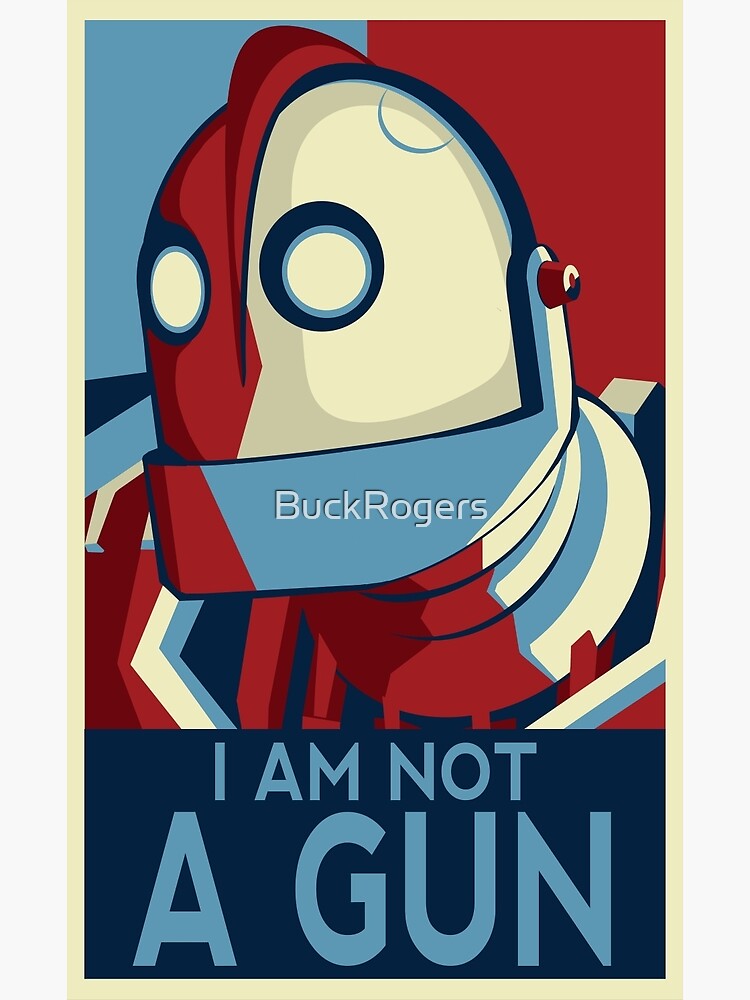 "I am not a gun" Framed Art Print for Sale by BuckRogers | Redbubble