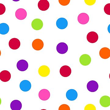"Rainbow Multi-color Confetti Polka Dot" Throw Blanket for Sale by ...