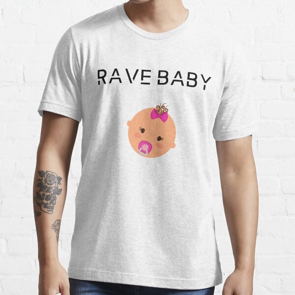 "Rave Baby Tee " T-shirt for Sale by FrvrDcmbr | Redbubble | rave baby ...