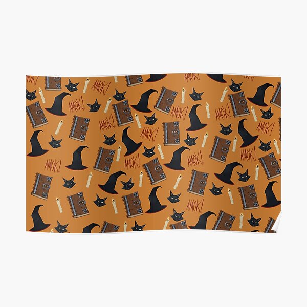 "Just a Bunch of Hocus Pocus (Orange)" Poster by Tally-Todd | Redbubble