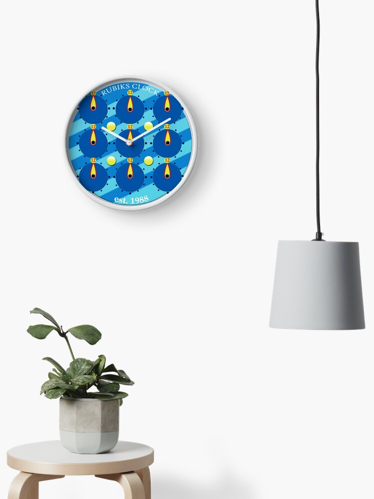 "Rubiks Clock WCA Classic Design" Clock for Sale by LaGringaCuber ...
