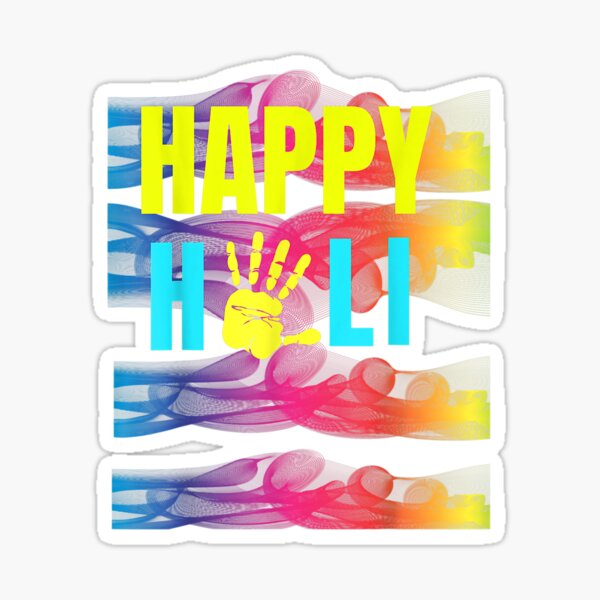 Happy Holi Stickers | Redbubble