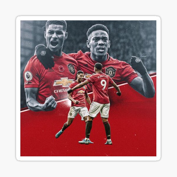 "Wallpaper Rashford Art" Sticker by juanhegar | Redbubble