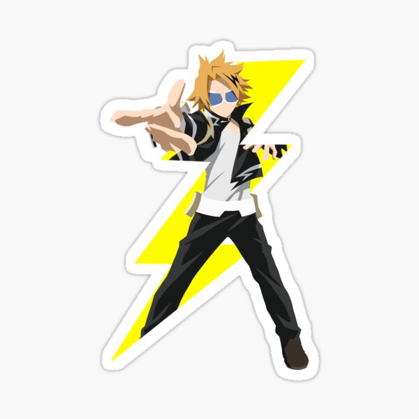 "Denki Kamanari Chargebolt Lightning My Hero Academia" Sticker for Sale ...