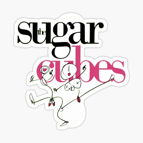 "The Sugarcubes" Sticker for Sale by Dawson-Designs | Redbubble