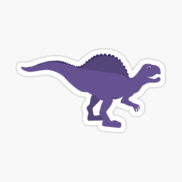 "Purple Spinosaurus" Sticker by johannadinardo | Redbubble