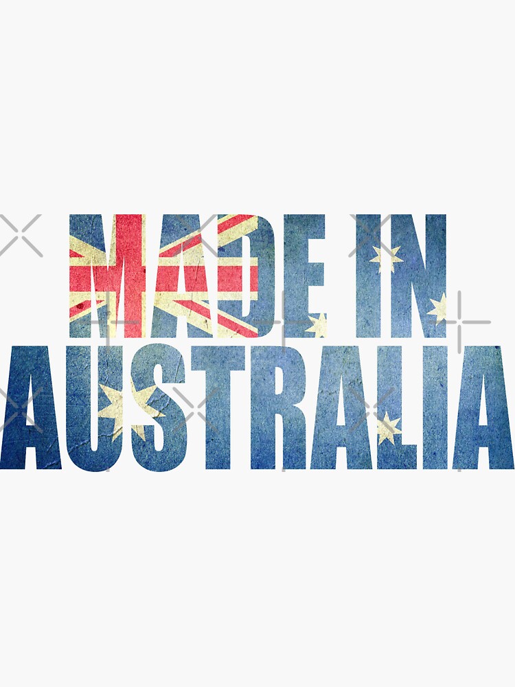 "Made in Australia!" Sticker for Sale by m1kels | Redbubble