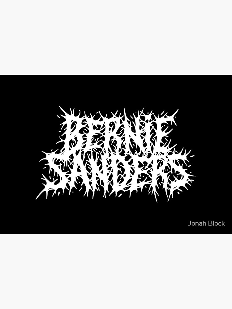 "Bernie Sanders Grindcore Logo" Art Print for Sale by biotwist | Redbubble