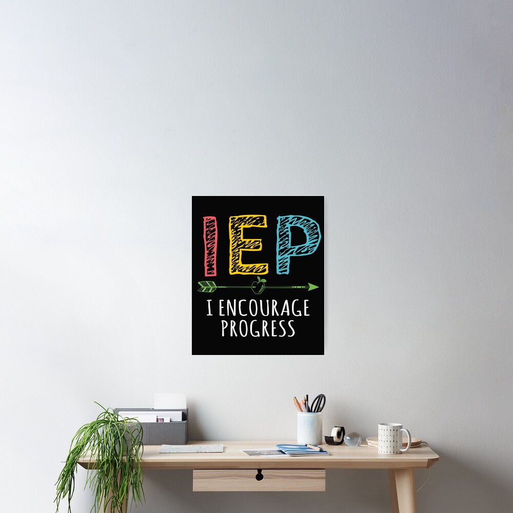 "IEP I Encourage Progress Arrow Apple Special Education School Teacher ...