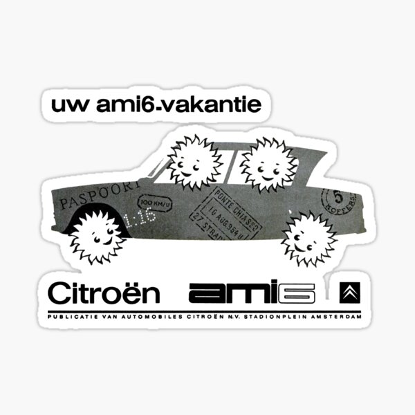 Citroen Ami Stickers | Redbubble