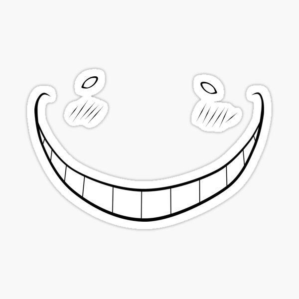 "Impish Smile" Sticker for Sale by sasori-sanin | Redbubble