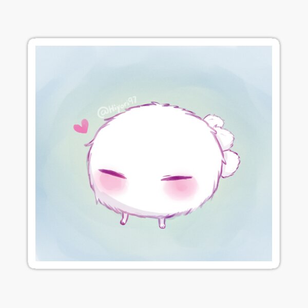 "Fuzzy" Sticker for Sale by Hiyori97 | Redbubble
