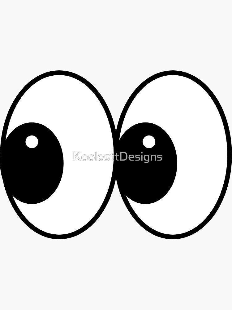 "Big eyes" Sticker for Sale by GodsHome | Redbubble