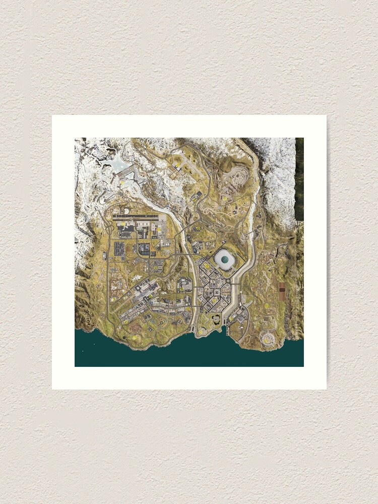 "COD WARZONE MAP" Art Print for Sale by DustyDinerMerch | Redbubble