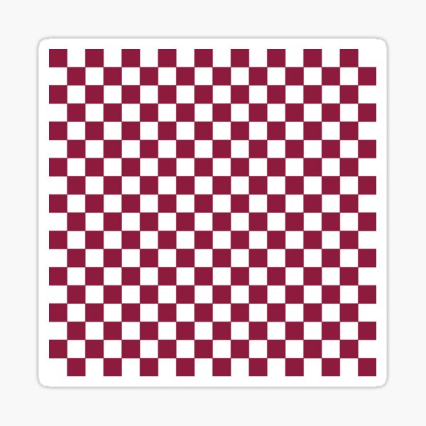 "Qatar National Colors | Plaid Pattern - Bright Dark Red and White ...