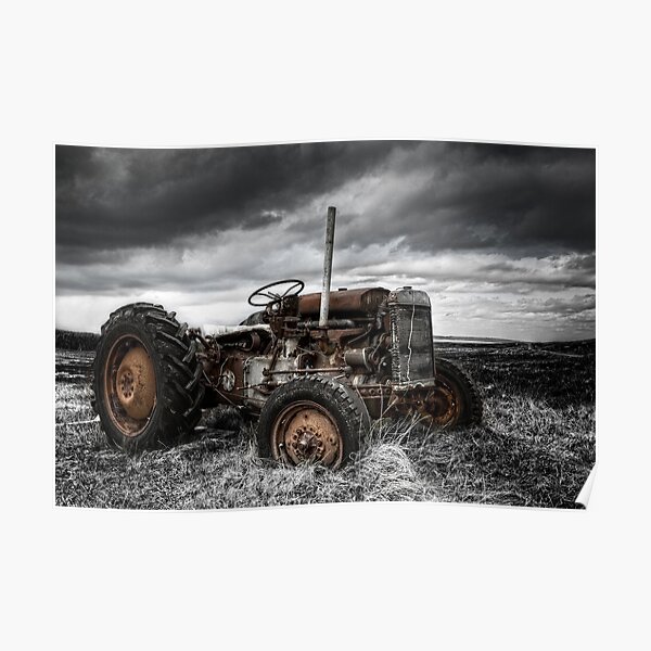 "Rusty Tractor North Uist Scotland " Poster by PhotosEcosse | Redbubble