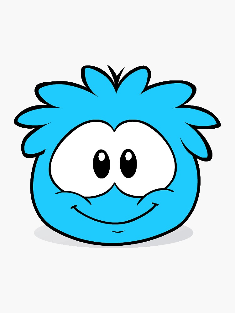 "Blue Puffle " Sticker for Sale by austinandnat | Redbubble
