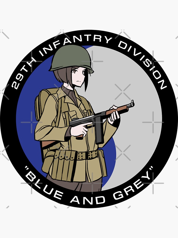 "29th Infantry Division" Sticker for Sale by fareast | Redbubble