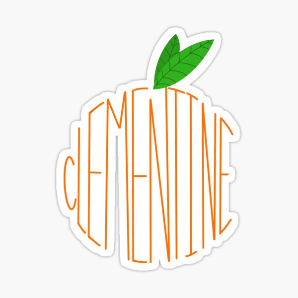 " Clementine " Sticker for Sale by Bradyi | Redbubble