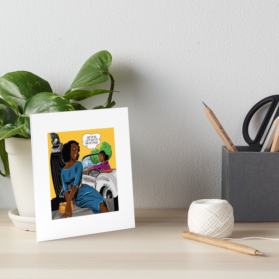 "Hit 'Em Upstyle" Sticker for Sale by HannahAryee | Redbubble