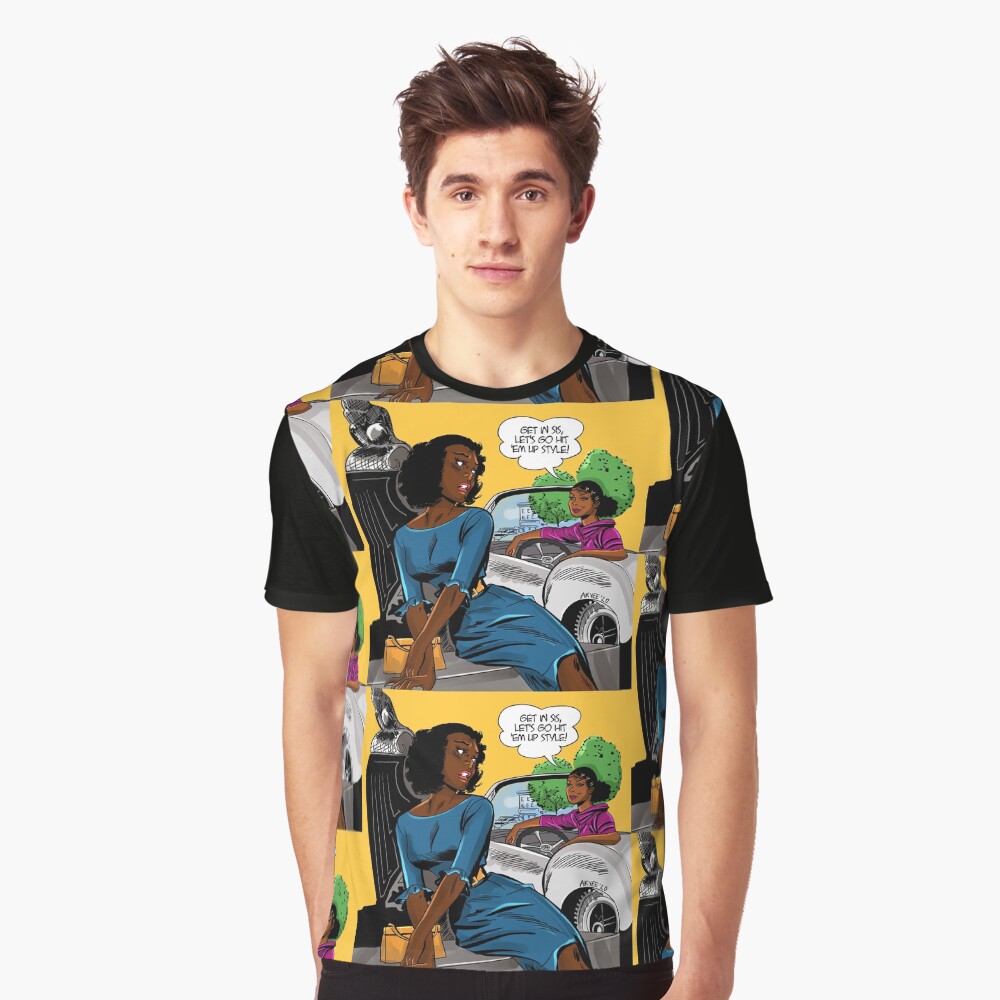 "Hit 'Em Upstyle" Sticker for Sale by HannahAryee | Redbubble