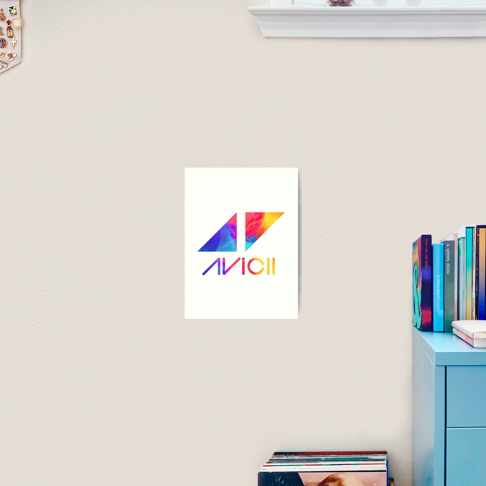 "avicii text and logo colorful " Art Print for Sale by breaker160 ...