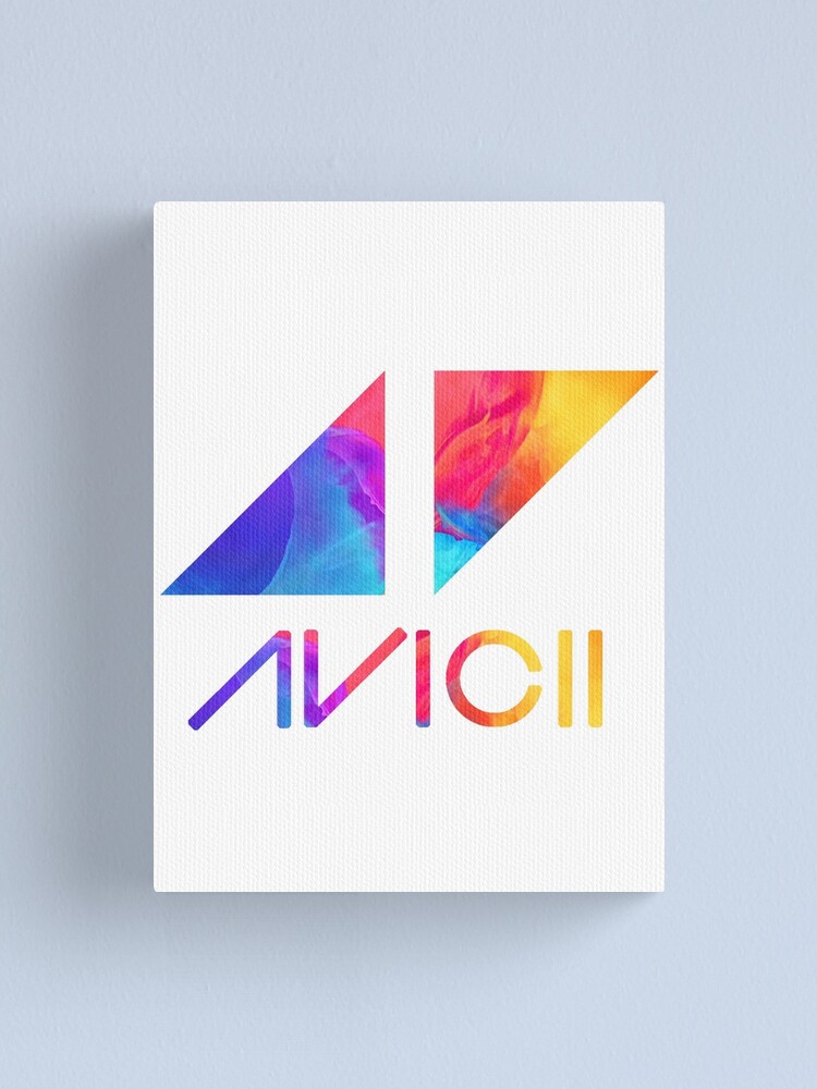 "avicii text and logo colorful " Canvas Print for Sale by breaker160 ...