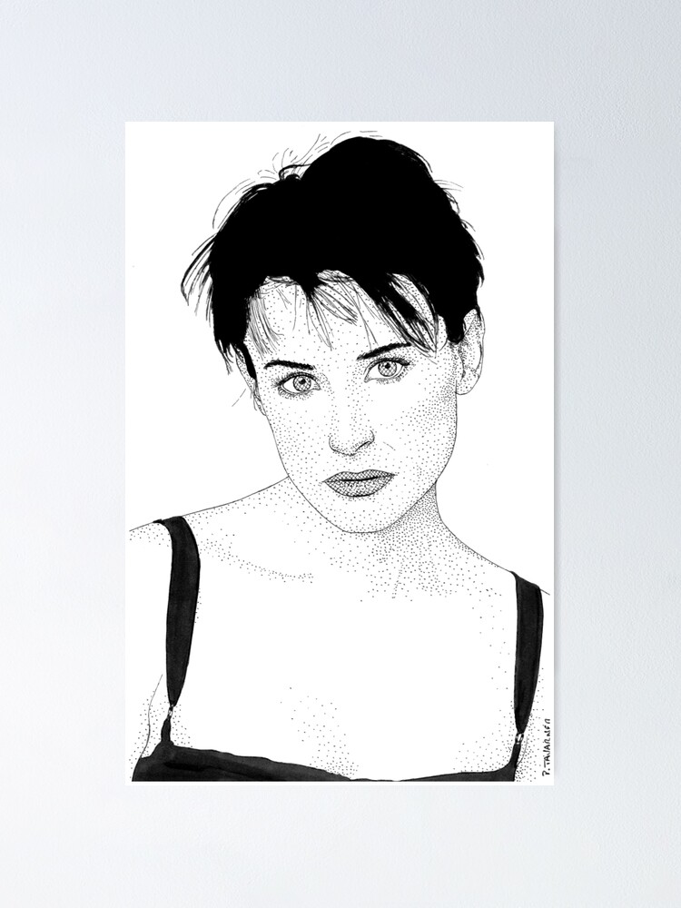 "Demi Moore" Poster for Sale by PascalTavarner | Redbubble