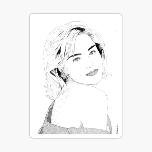 "Sharon Stone" Sticker by PascalTavarner | Redbubble