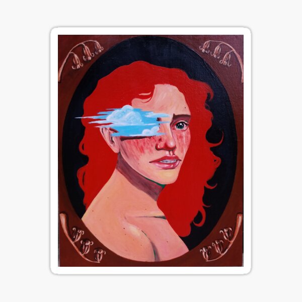 "Girl" Sticker for Sale by lossen | Redbubble