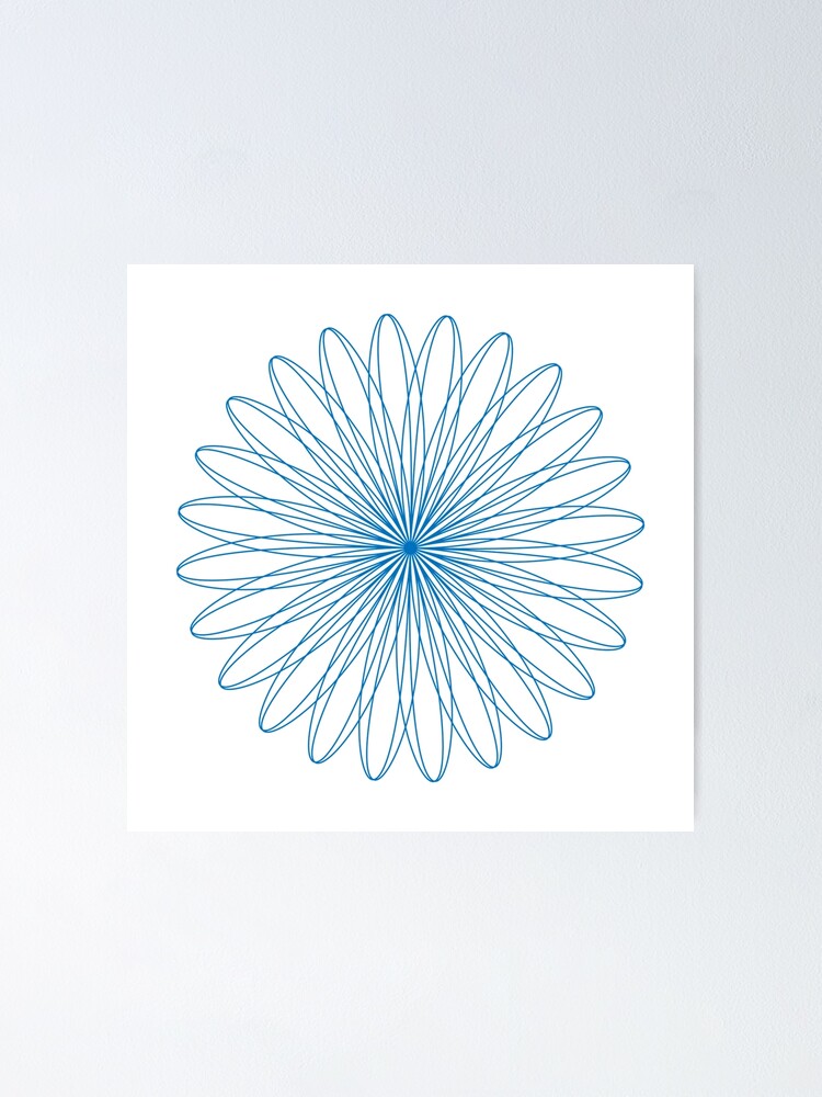 "Sacred Geometry Spirograph Geometric Art " Poster for Sale by ...