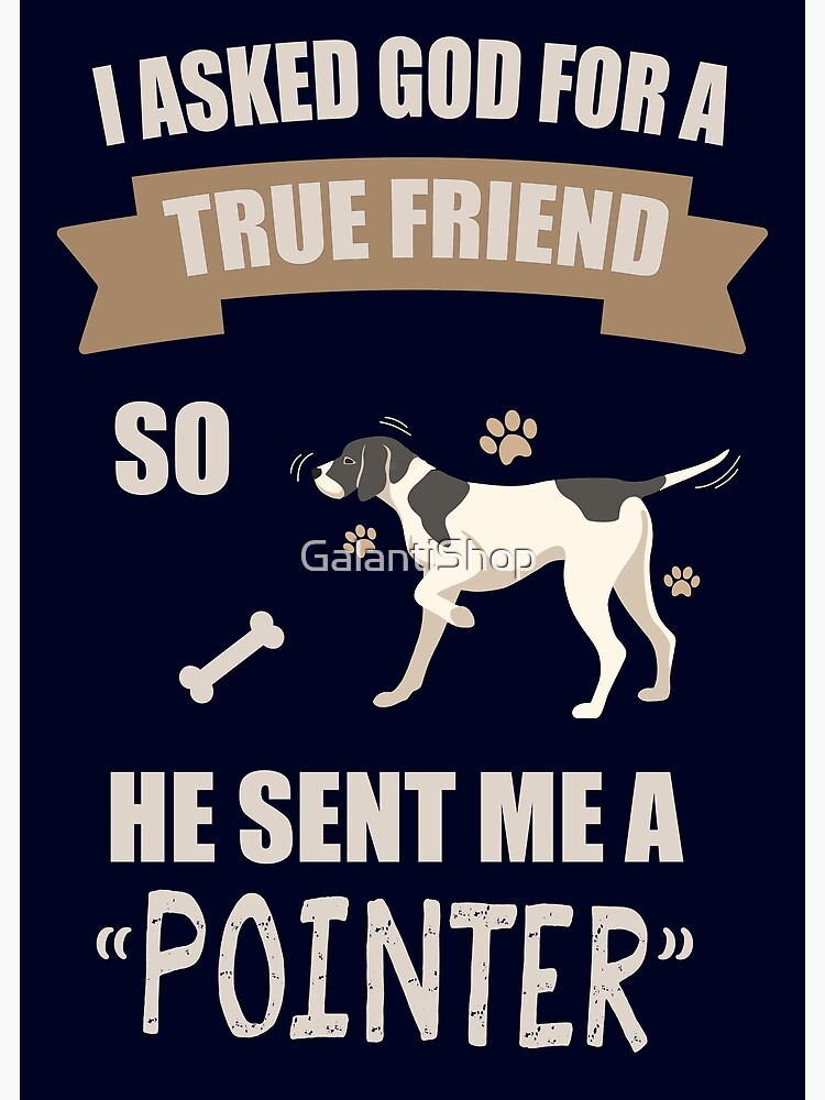 I Love My Pointer Gifts Premium Matte Vertical Poster sold by ...