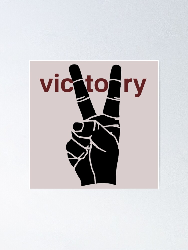 "victory for the deaf mute" Poster for Sale by jakobnew | Redbubble