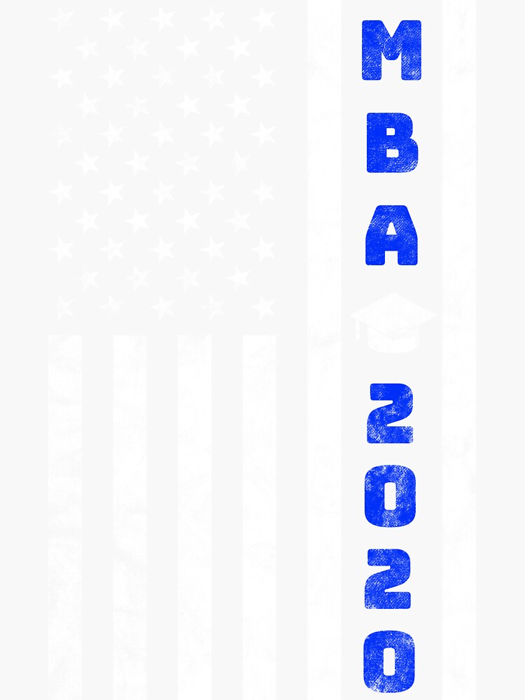 "MBA 2020" Sticker by Enoia | Redbubble