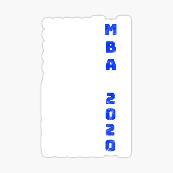 "MBA 2020" Sticker by Enoia | Redbubble